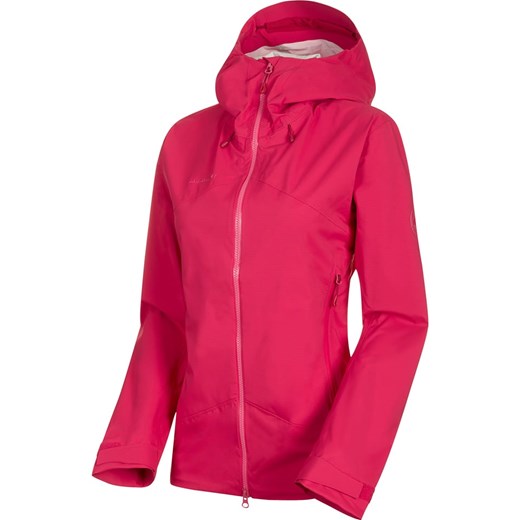 Kurtka damska Mammut różowa z kapturem