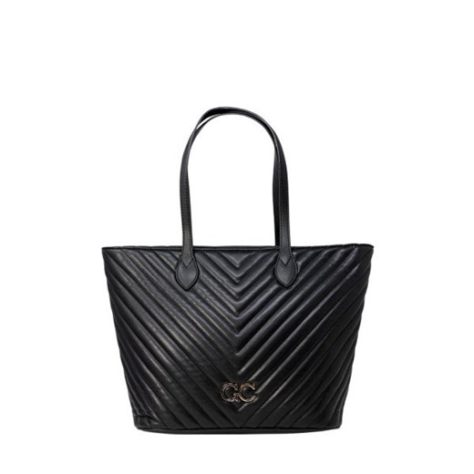 Czarna shopper bag Gio Cellini elegancka duża