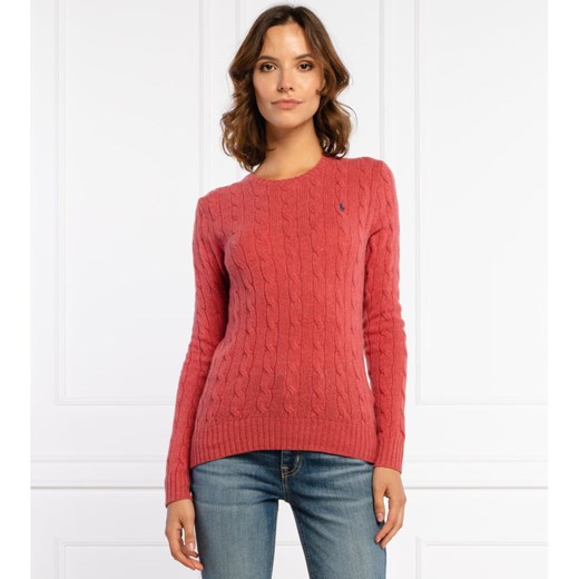 POLO RALPH LAUREN Sweter JULIANNA | Regular Fit z dodatkiem kaszmiru ...
