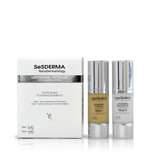 SeSDERMA LIPOSOMAL FERULAC ANTI - AGING SYSTEM zestaw dwóch preparatów ...