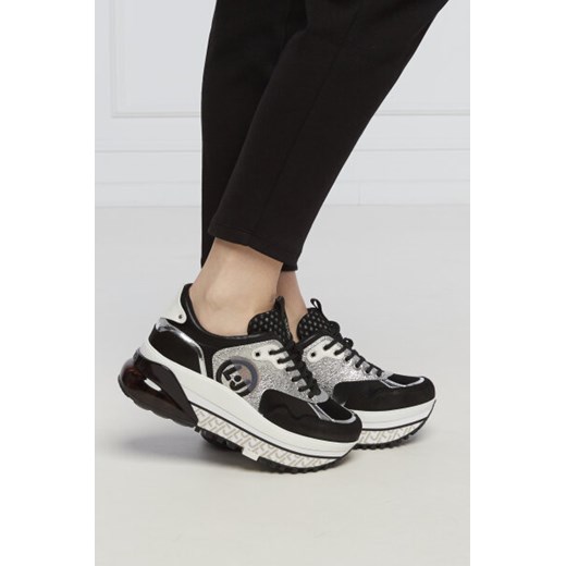 Liu Jo Sneakersy MAXI WONDER AIR 2C | z dodatkiem skóry Gomez Fashion Store