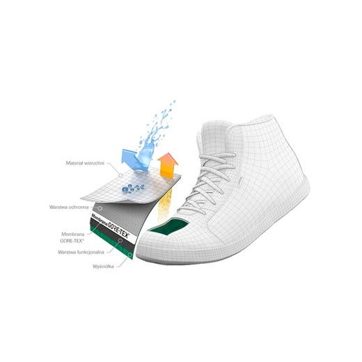 Półbuty St. 1 Hybrid GORE TEX 83683401178 Brązowy Ecco MODIVO