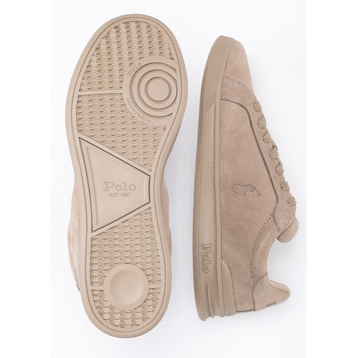 Sneakersy męskie brązowe Polo Ralph Lauren Court HRT CT II Sneaker Peeker
