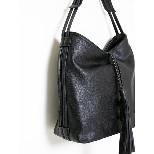 Torba damska shopperka w stylu boho czarna JJ574064 906 Big Star