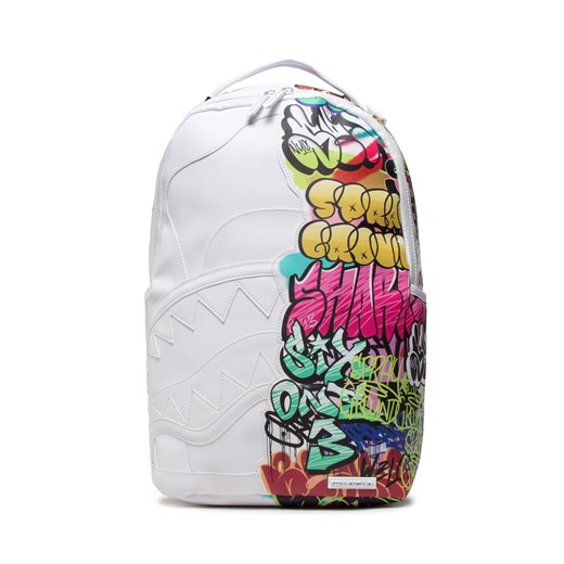 Plecak SPRAYGROUND - Half Graff Dlx Backpack 910B4123NSZ Biały eobuwie.pl