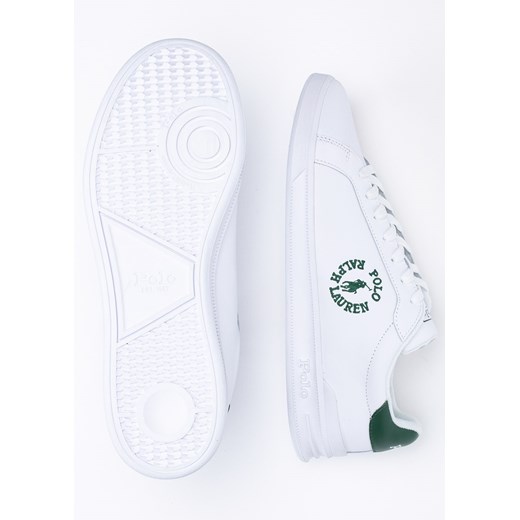 Sneakersy męskie białe POLO RALPH LAUREN HRT CRT CL Sneaker Peeker