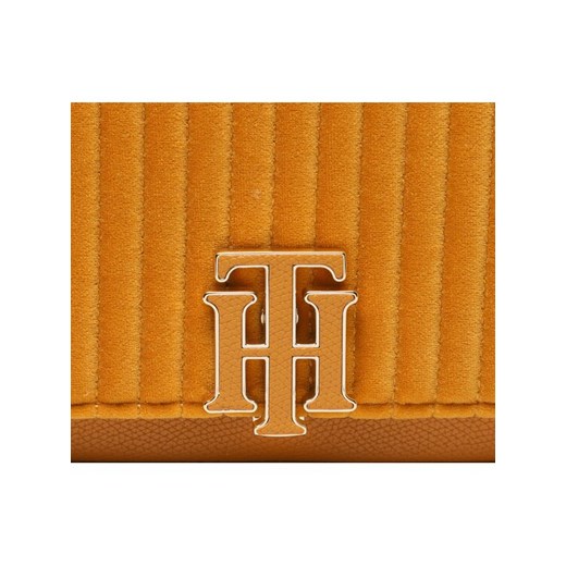 Tommy Hilfiger Torebka Outline Crossover Velvet AW0AW13413 Żółty MODIVO