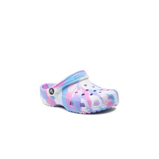 Crocs Klapki Classic Marbled Clog K 207464 Biały MODIVO