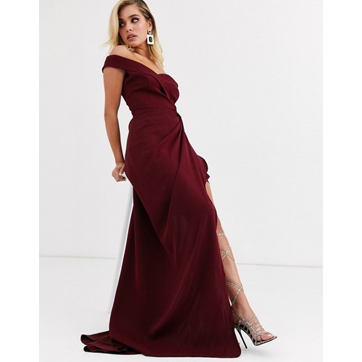 YAURA Suknia maxi odkryte ramiona (36) SUPELO
