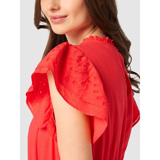 Sukienka o długości do kolan z haftem angielskim model ‘Tilly’ Saint ...