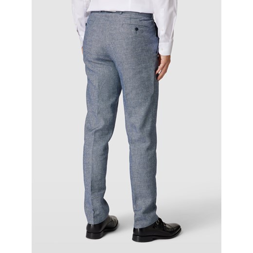 Spodnie do garnituru z delikatnym tkanym wzorem model ‘Shiver’ Carl ...