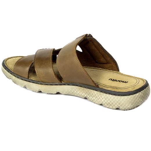Klapki Manitu 600512-2 Brown Fett EuroButy.com.pl