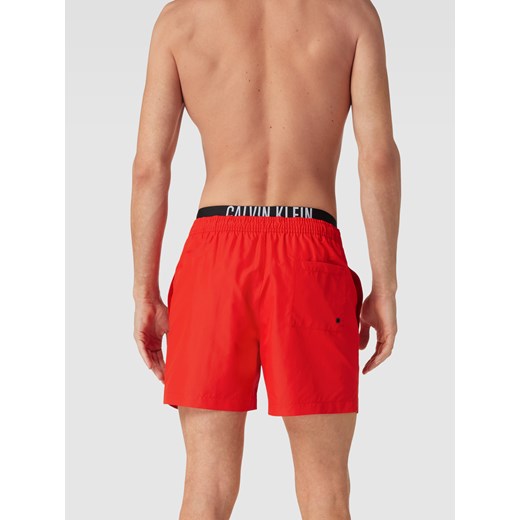 Spodenki kąpielowe z detalami logo Calvin Klein Underwear Peek&Cloppenburg