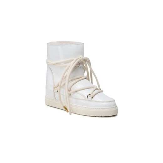 Inuikii Buty Full Leather Naplackwedge 70203-094 Biały MODIVO