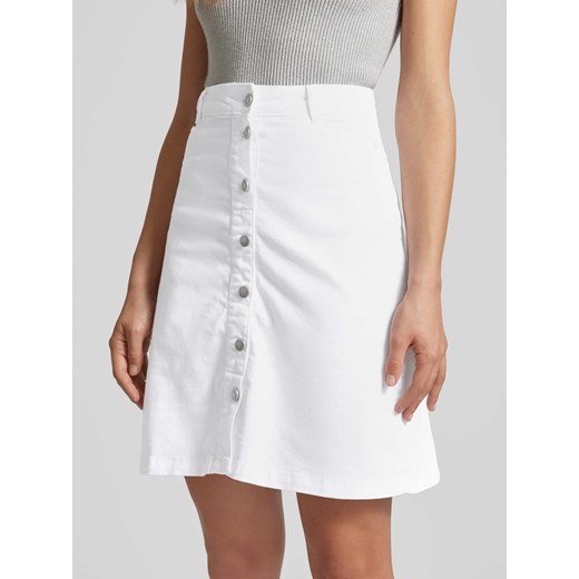 Spódnica o długości do kolan z listwą guzikową model ‘Erna’ Soyaconcept ...
