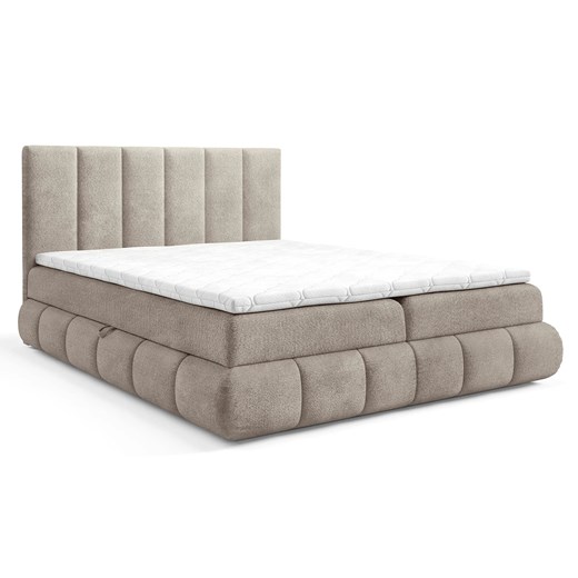 Szare nowoczesne łóżko pikowane 5 rozmiarów P3-D65 Elior Edinos.pl