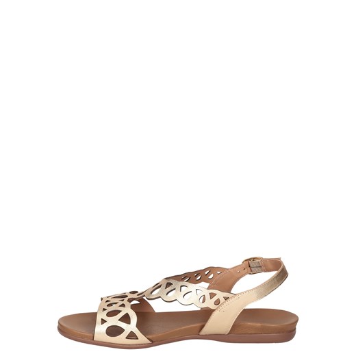 Złote sandały damskie Kazar brazowy kazar.com