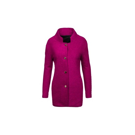 Fuksja płaszcz damski Denley 1950 Aaa rozowy Denley.pl