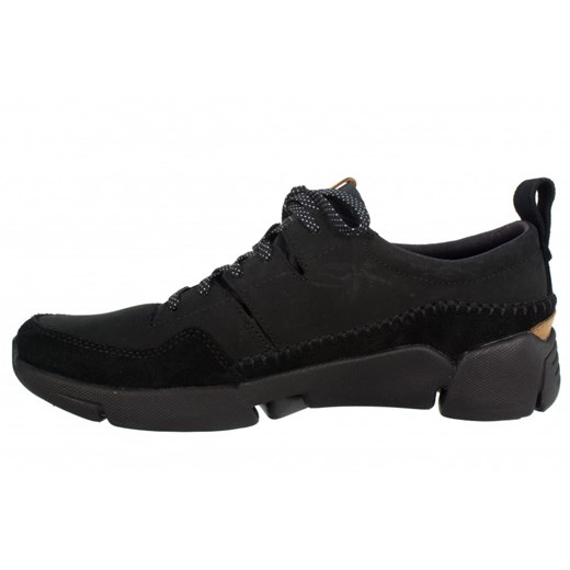 Męskie Triactive Run 26132273 Black Nubuck czarny Clarks Ego
