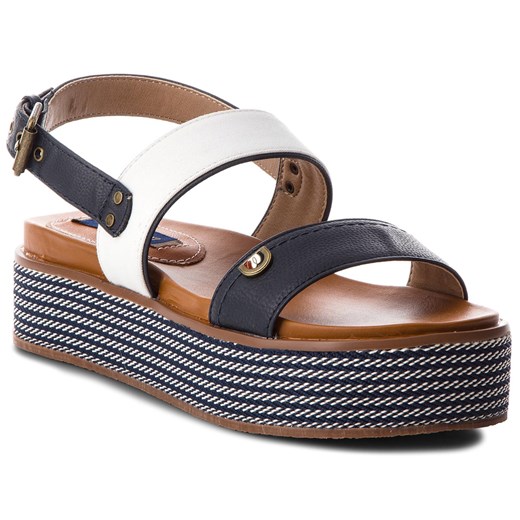 Sandały WRANGLER - Sunset Midory WL181646 White/Blue 423 eobuwie.pl