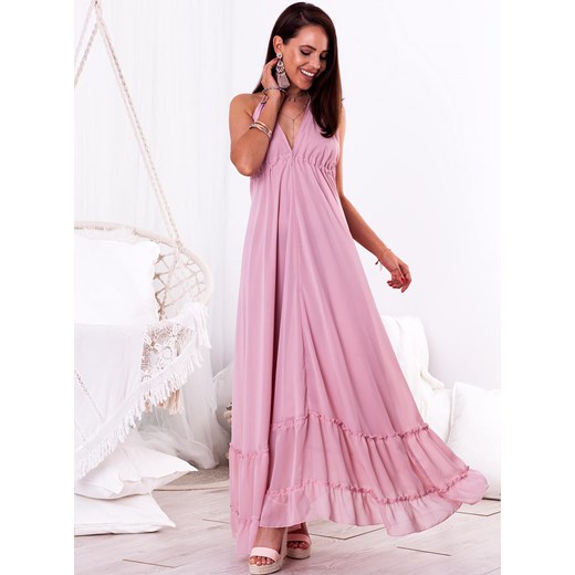 Sukienka MAXI ELIA - brudny róż Selfieroom Selfieroom.pl
