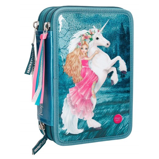 TOP MODEL PIÓRNIK POTRÓJNY Z WYPOSAŻENIEM JEDNOROŻEC ŚWIECI UNICORN ...