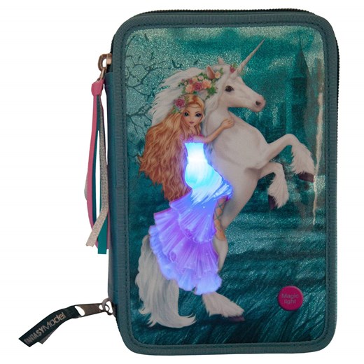 TOP MODEL PIÓRNIK POTRÓJNY Z WYPOSAŻENIEM JEDNOROŻEC ŚWIECI UNICORN ...