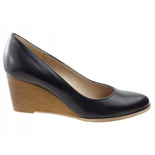 Ryłko Relax buty koturny 6I200UK czarne skóra 36.5 Oficjalny sklep Allegro