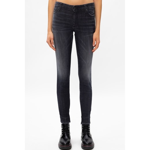 Jeansy z logo ‘Twiggy Jean’ Dsquared2 showroom.pl