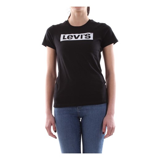 LEVIS 17369 THE PERFECT TEE T SHIRT AND TANK Women BLACK showroom.pl