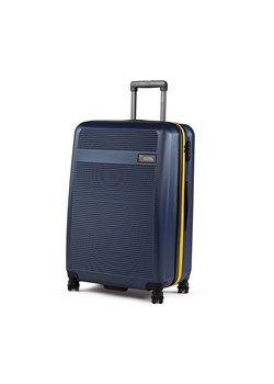 Duża Twarda Walizka Gotech Green VAA5050L942 Czarny Carpisa MODIVO